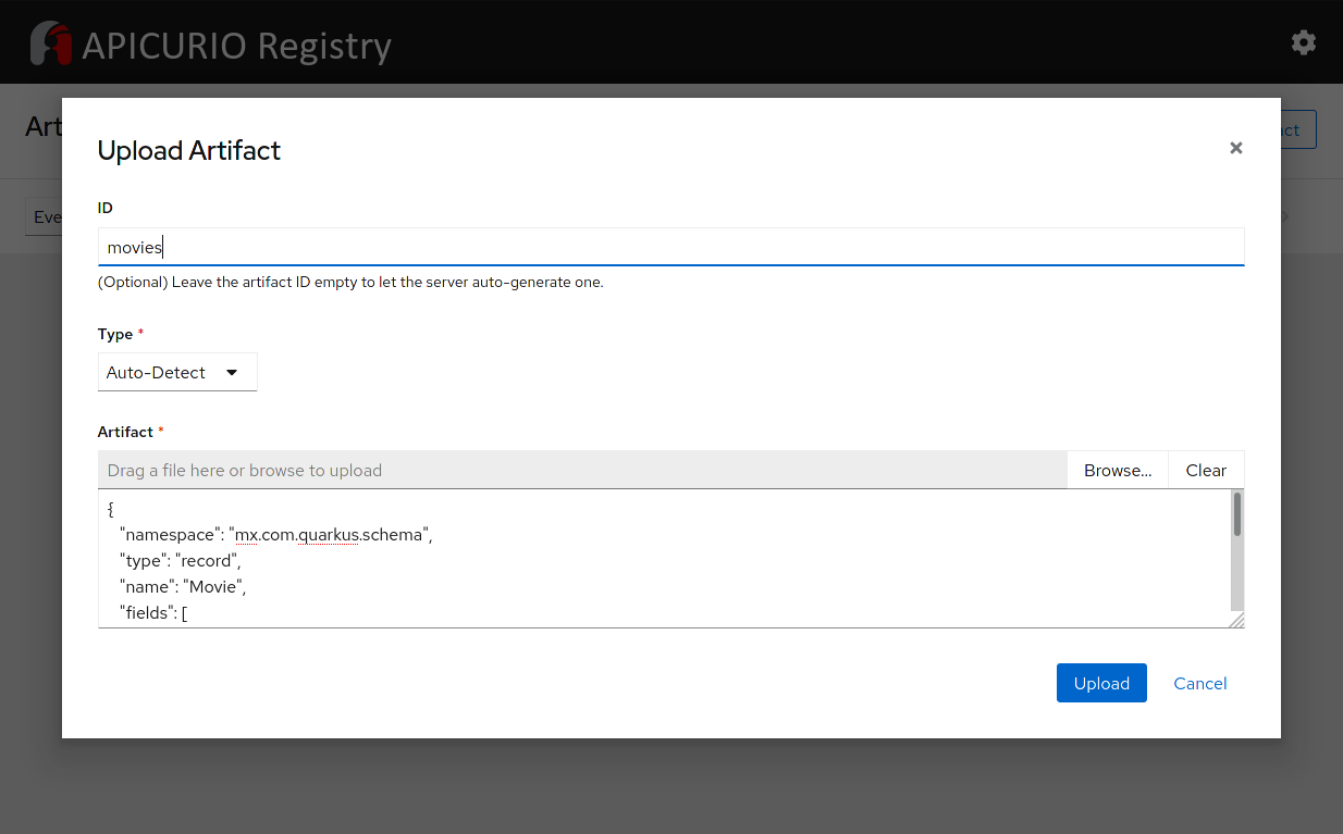 Como usar Kafka, Apicurio Registry y Avro con Quarkus